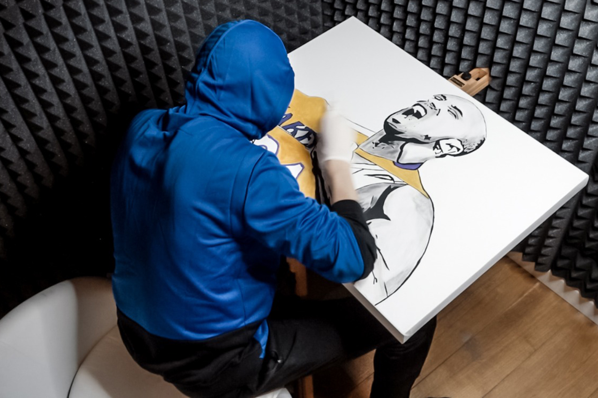 Samp for People: charity auction of Bryant portrait - U.C. Sampdoria