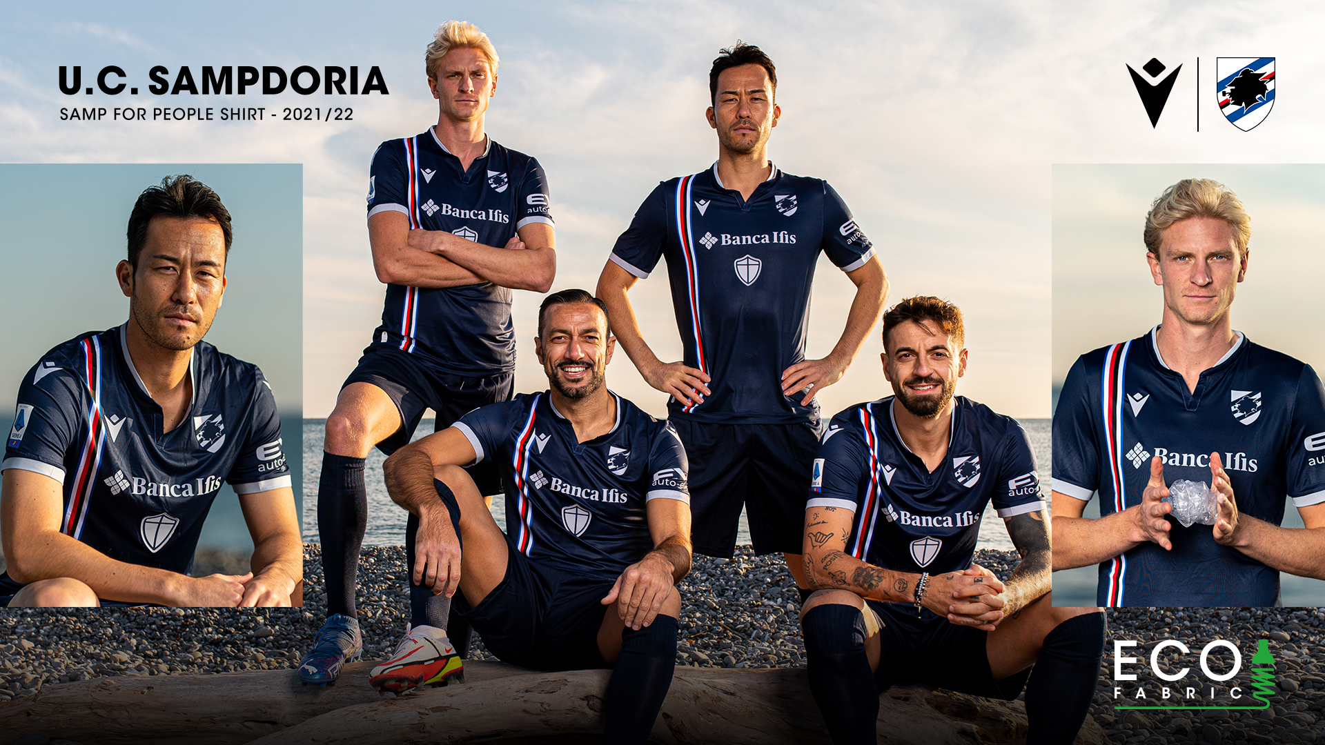 Cuore blucerchiato, anima green: ecco la maglia 'Samp for People' - U.C ...