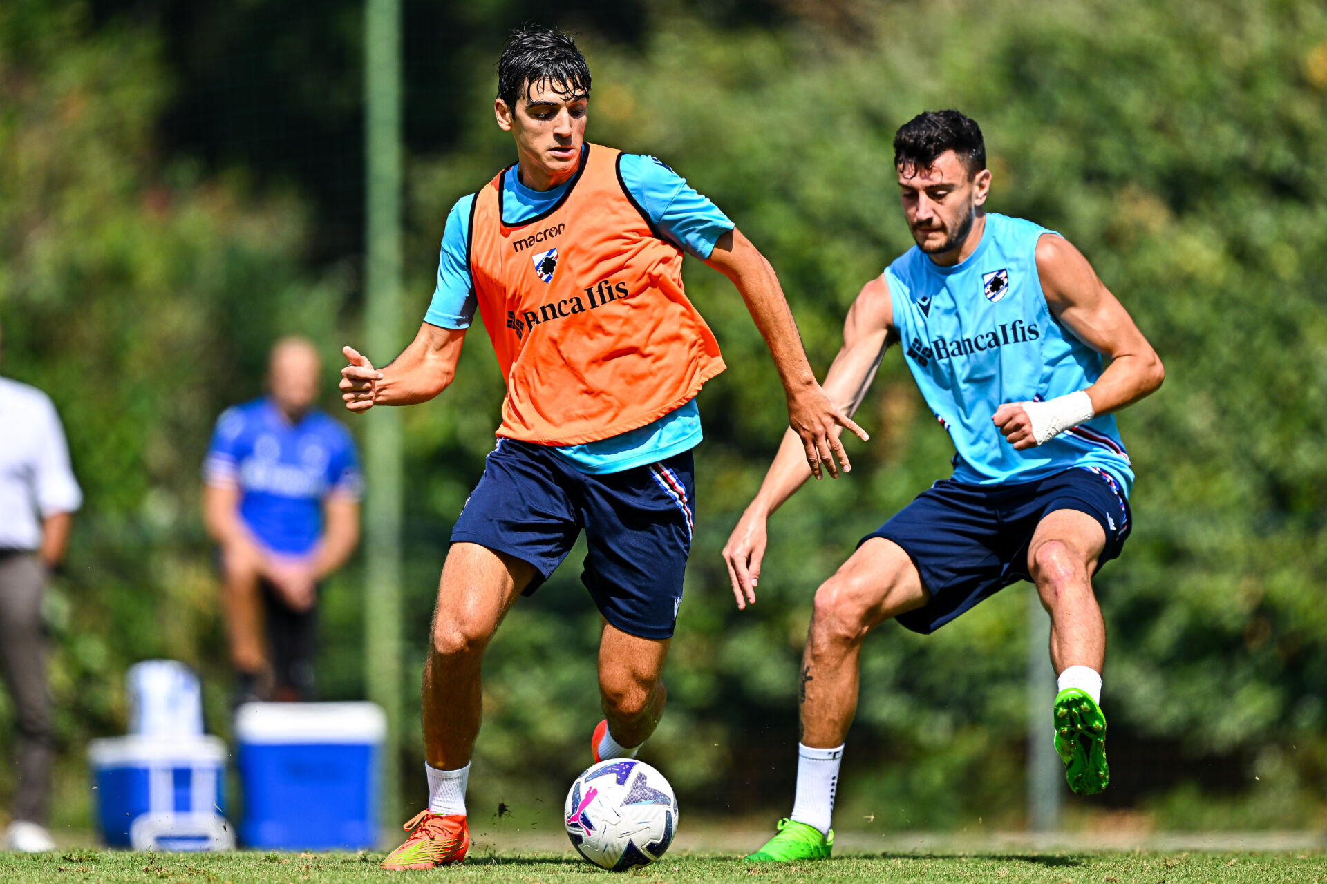 Sunny training at Bogliasco - U.C. Sampdoria