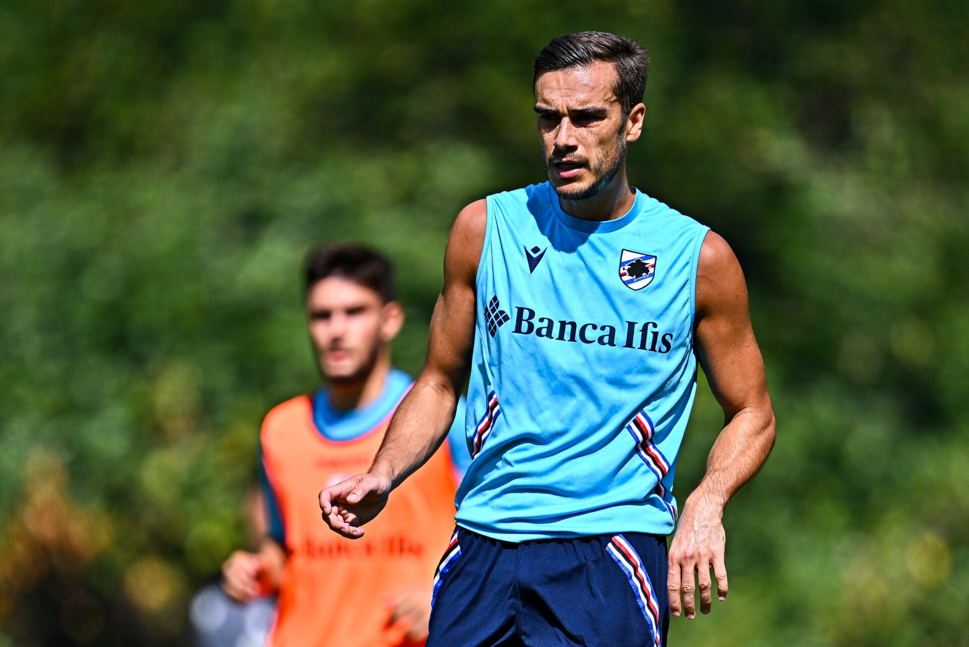 First training session for Winks - U.C. Sampdoria