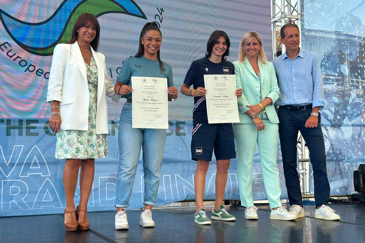 Samp Women: Fallico premiata a The Ocean Race Genova - U.C. Sampdoria